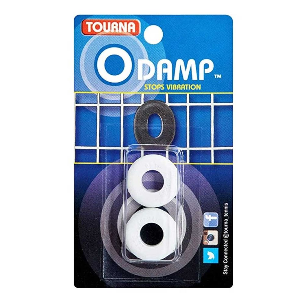 TOURNA Sampras Vibration Dampener (2 Pcs, White) TOURNA Sampras Vibration Dampener (2 Pcs, White)